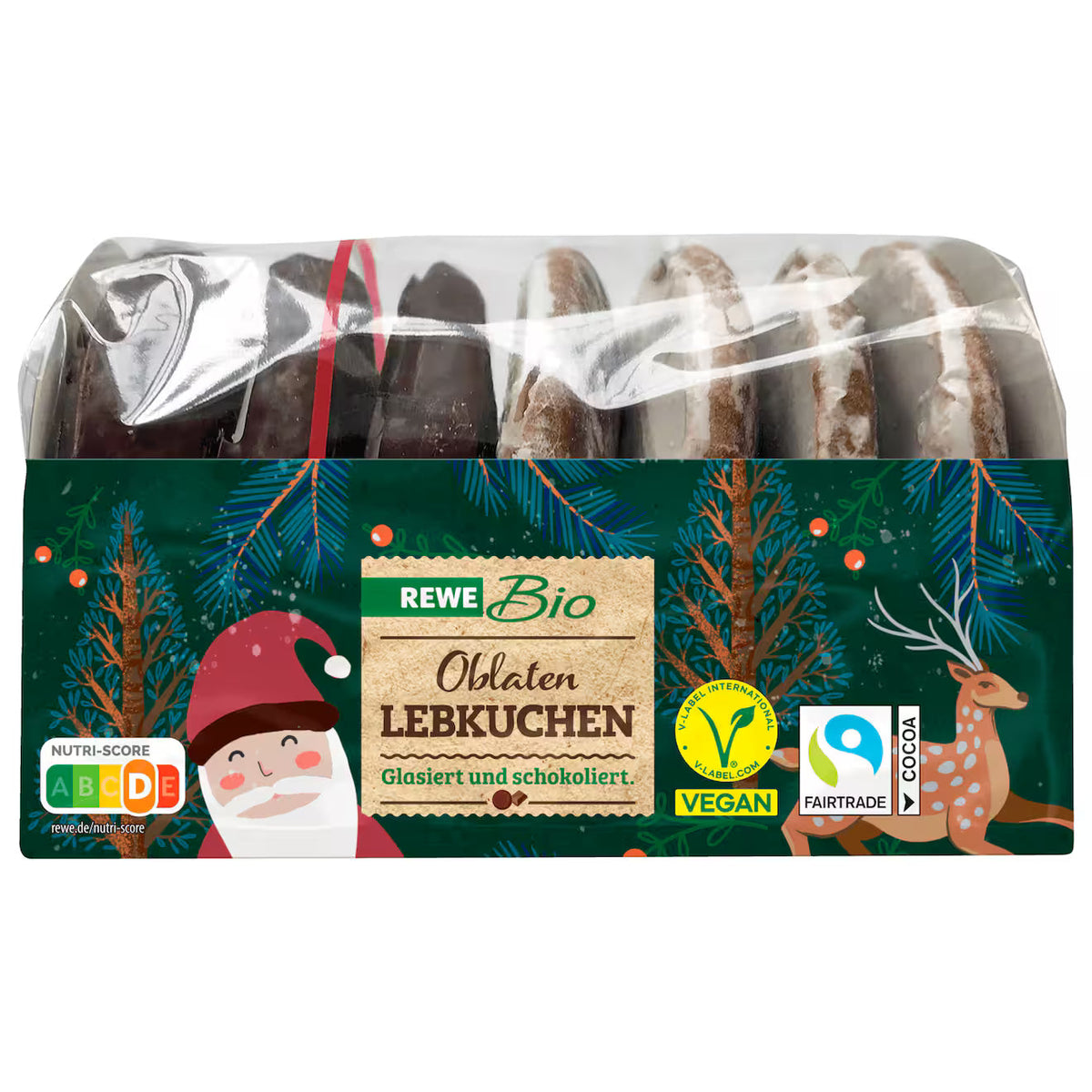 REWE Bio Organic Christmas Wafer Gingerbread 200g — Lebenslust