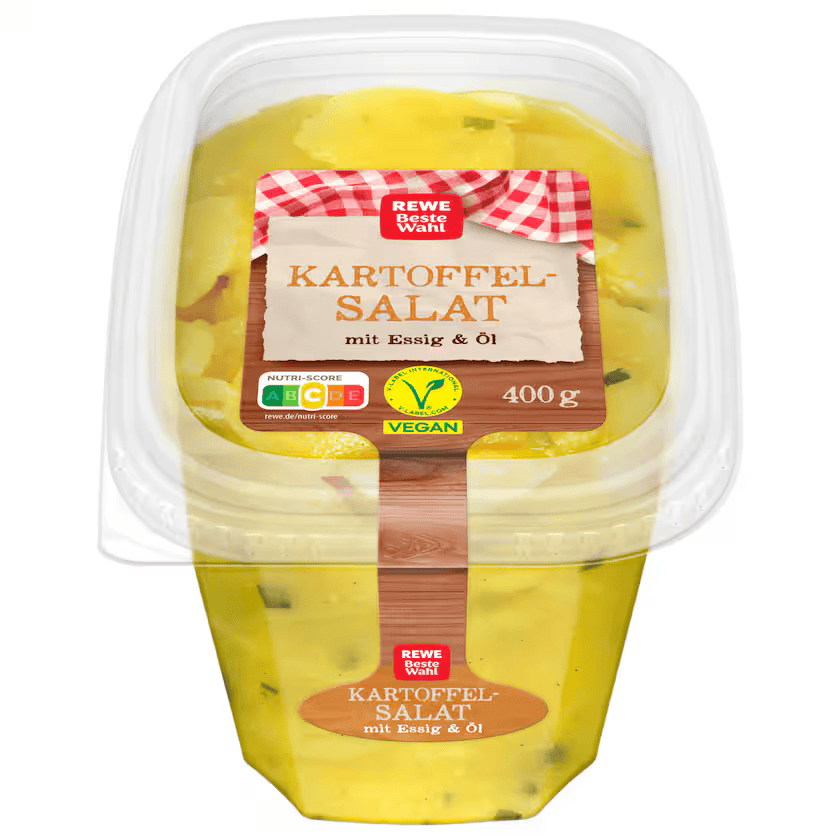 REWE Beste Wahl Potato Salad with Vinegar & Oil (400g) — Lebenslust