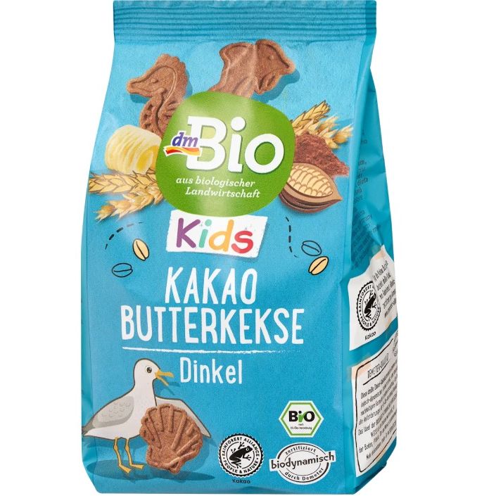 dmBio Cocoa Butter Cookies for Kids 125g — Lebenslust